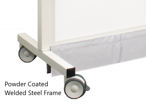 Mobile Lead Barrier - 34" Wide - Standard